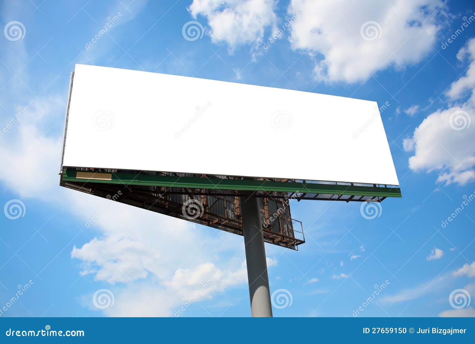Big publicity board stock photo. Image of blue, media - 27659150