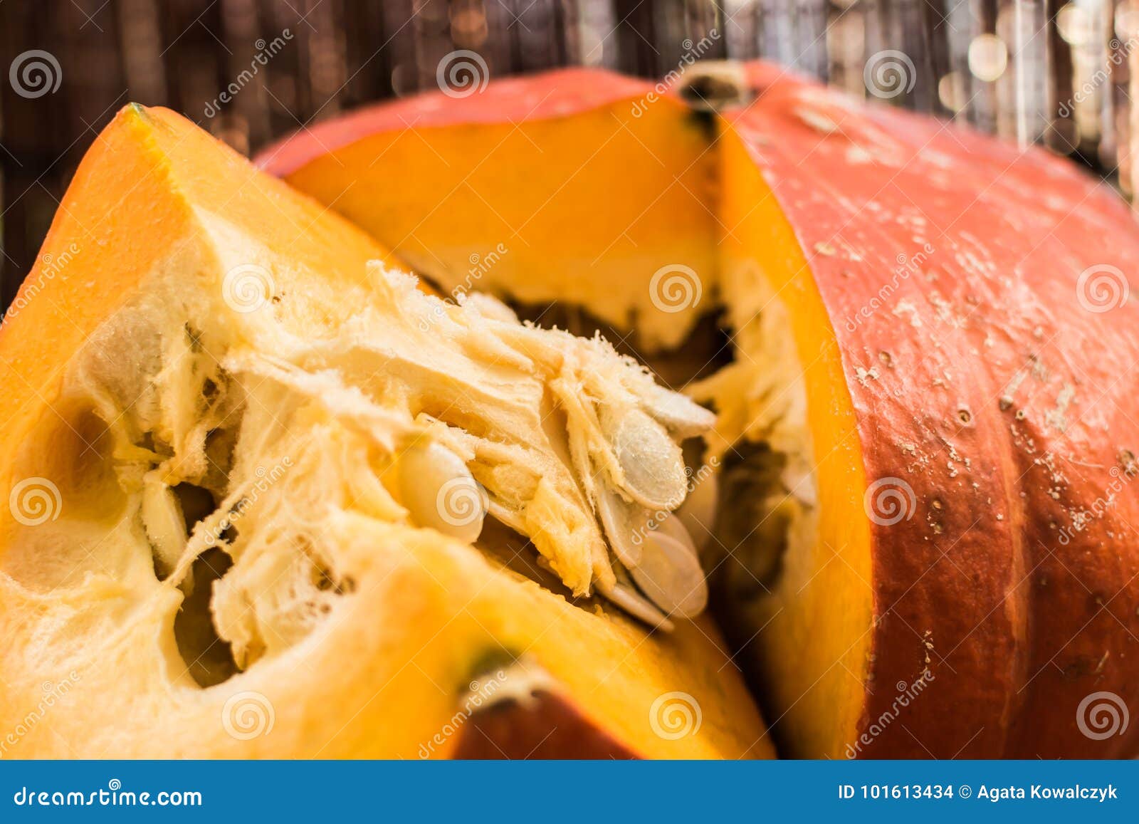 Big pumpkin cut open stock photo. Image of carved, flesh - 101613434