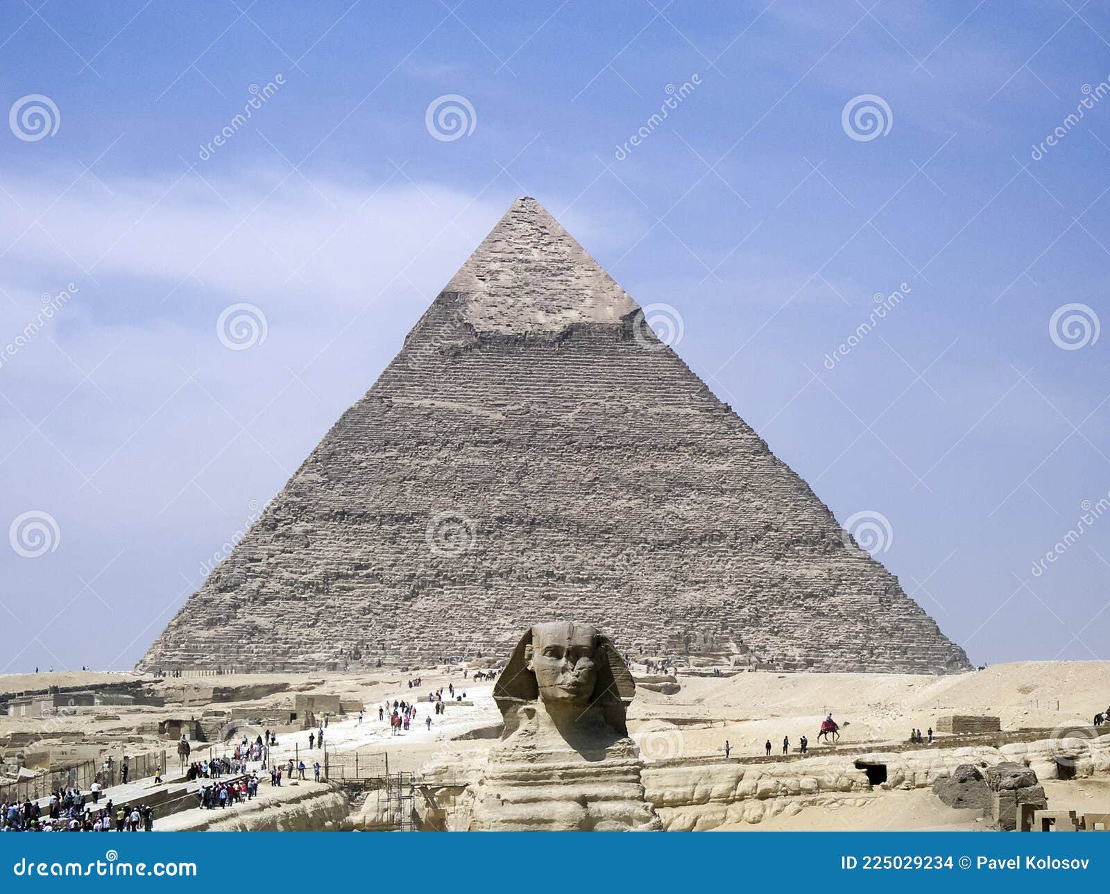 Big pyramids of Egypt stock photo. Image of desert, mummy - 225029234
