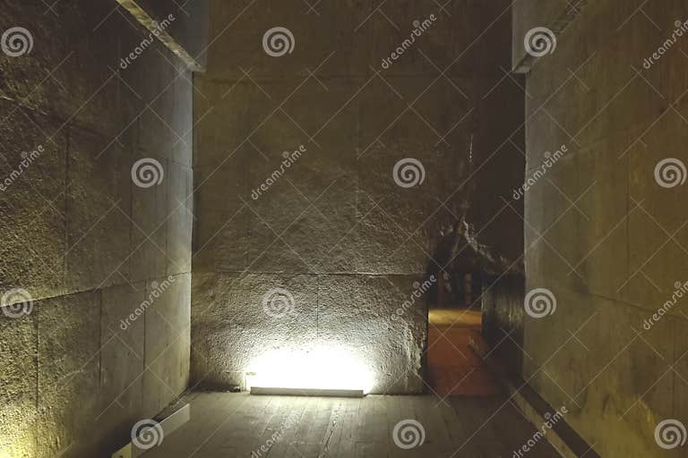 Inside the Large Pyramid. Inside the Pyramid Stock Photo - Image of ...