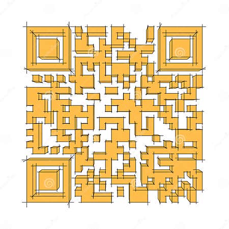 Big QR-code stock illustration. Illustration of qrcode - 20017641