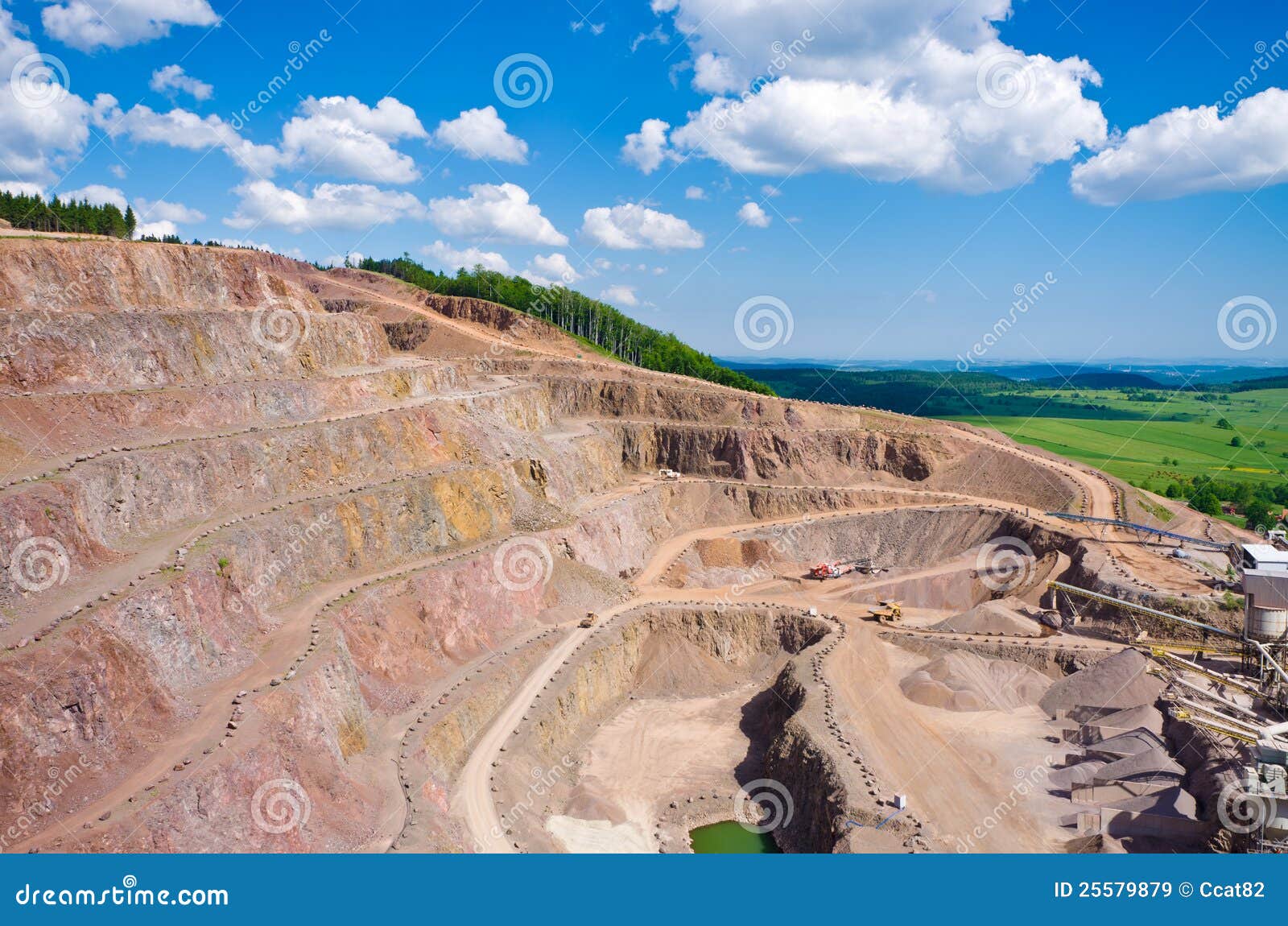 Big quarry stock image. Image of diamond, ecology, gravel - 25579879