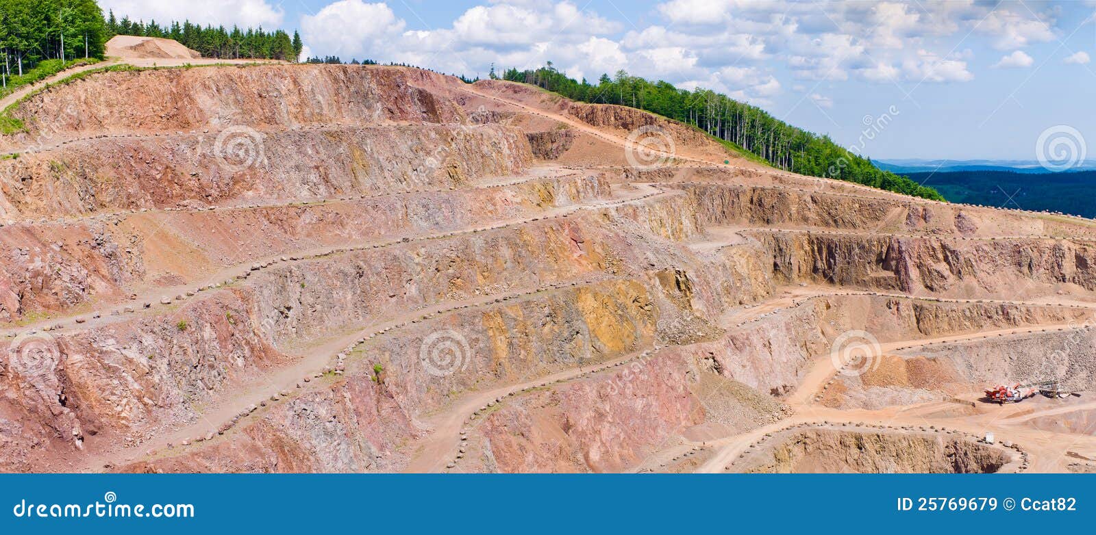 Big quarry stock image. Image of industry, mountain, heap - 25769679