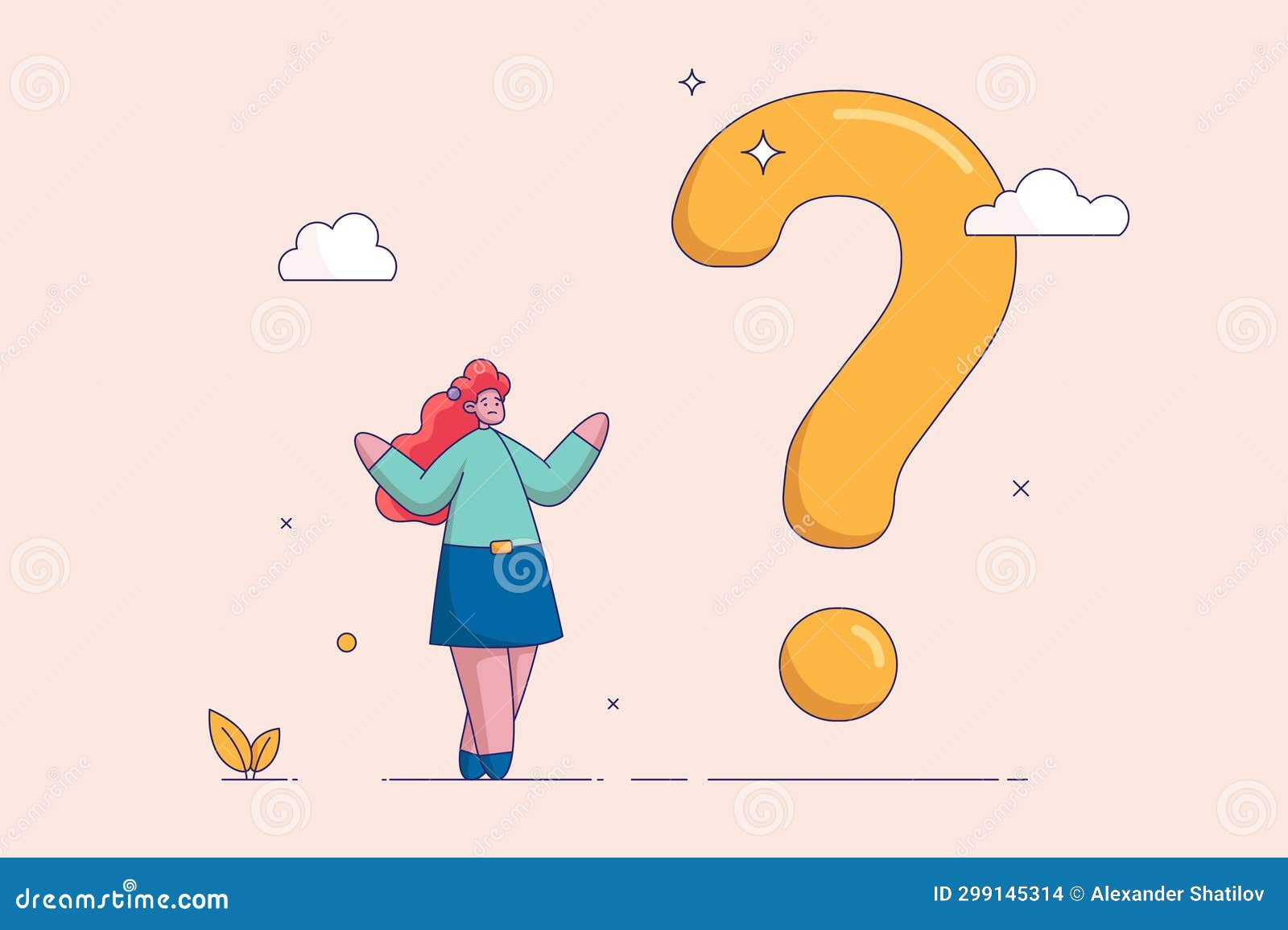 Big Question Mark Concept. Big Problem To Solve or Finding Solution ...