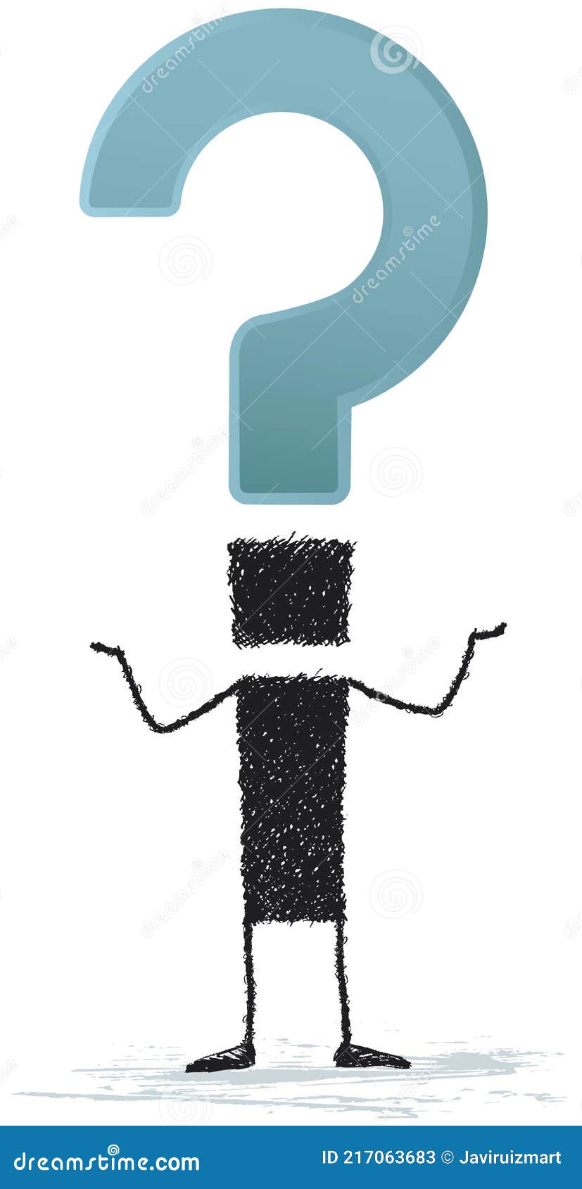Big question mark stock vector. Illustration of concepts - 217063683