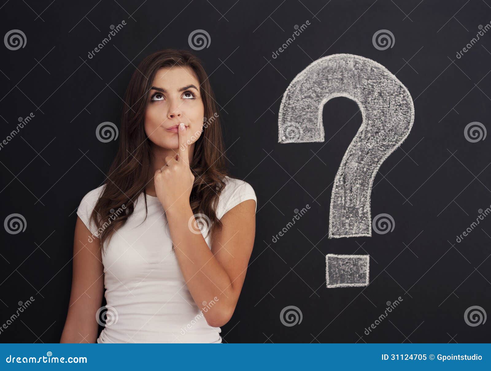 Big question mark stock image. Image of adult, close - 31124705