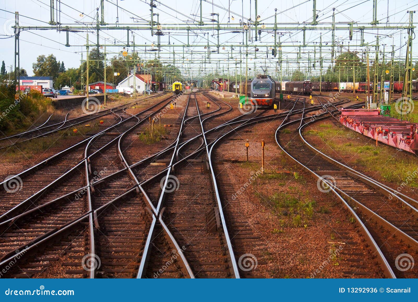 Big railway station stock photo. Image of heavy, itinerary - 13292936
