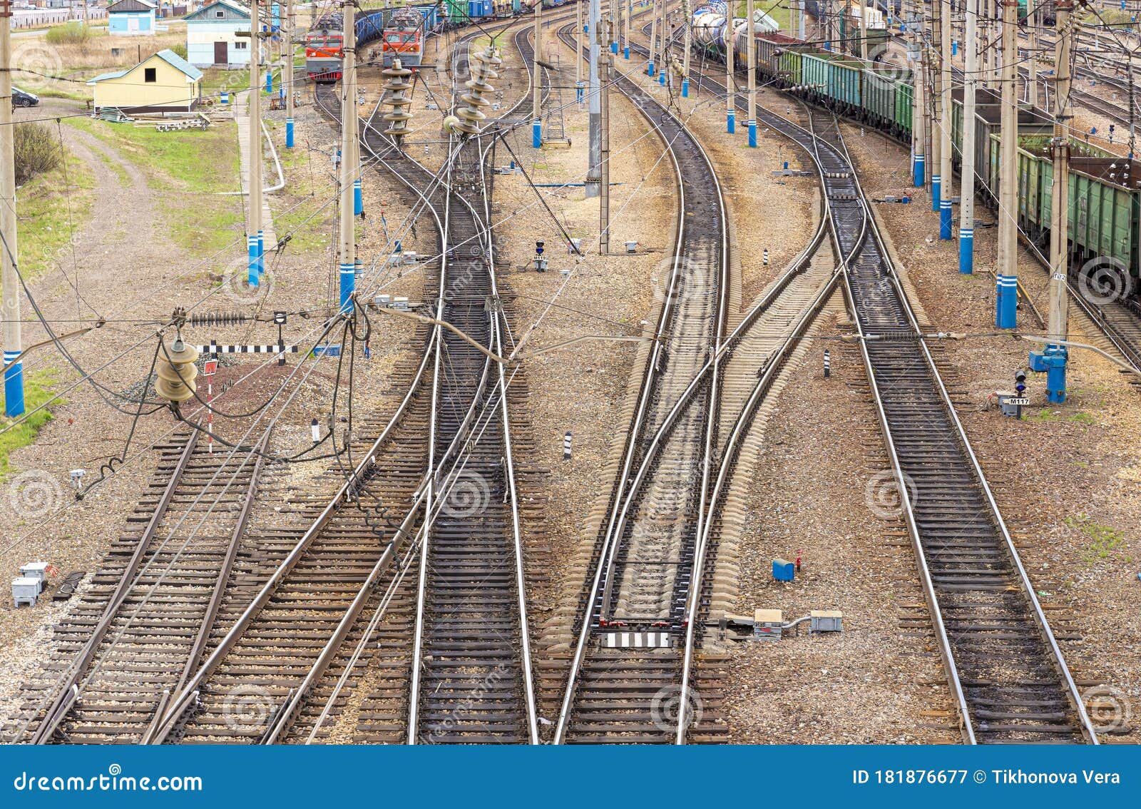 Big railway station stock image. Image of journey, railway - 181876677