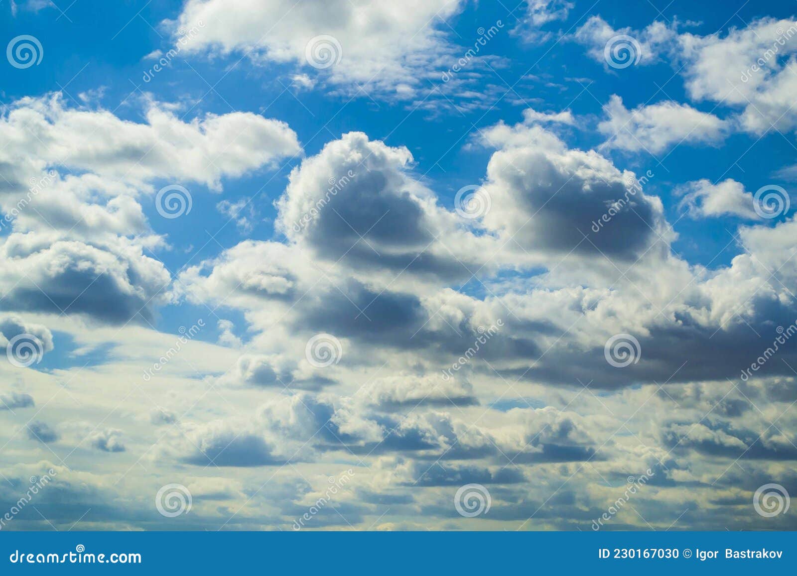Big Rain Cloud in the Sky during a Spring Day that Will Soon Bring Rain ...