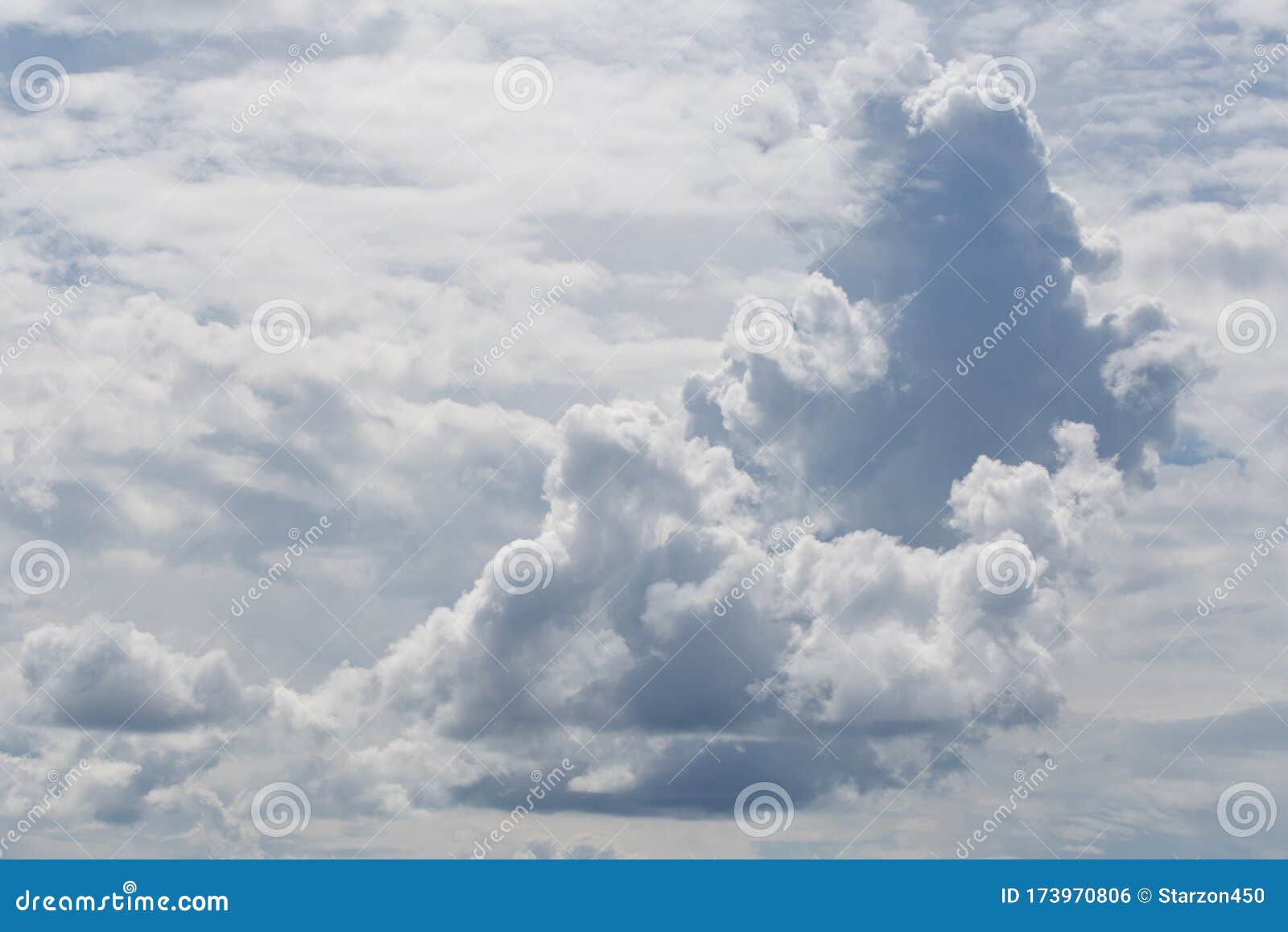 Big Rain Clouds in a Stormy Sky Stock Photo - Image of heaven, stormy ...