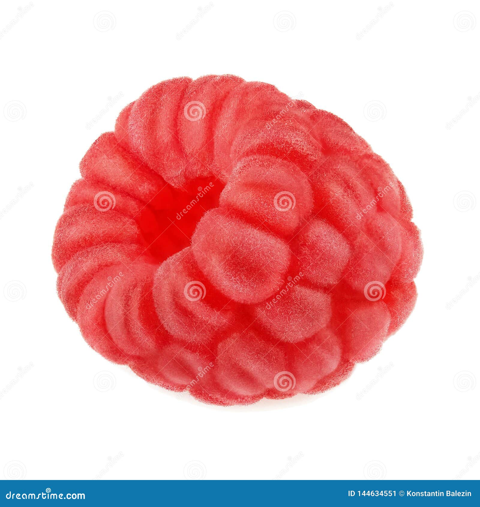 Big Raspberries Isolated on a White Background. Collection Stock Image ...