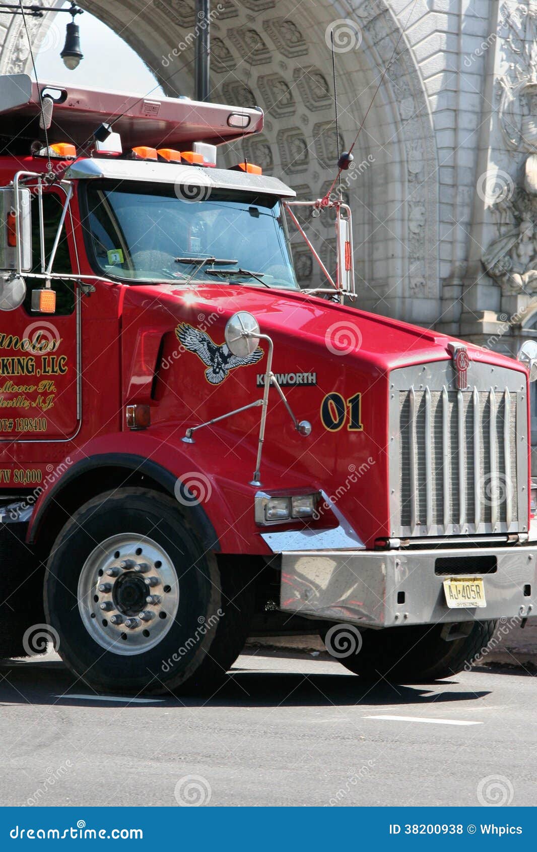 Big red editorial stock photo. Image of states, lorry - 38200938