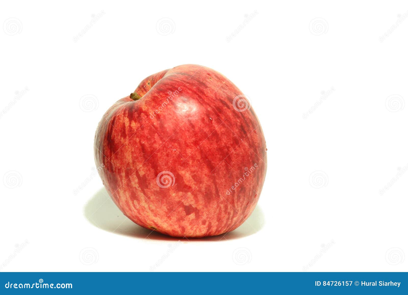 Big Red Apple from the Garden 3 Stock Image - Image of nature, healthy ...