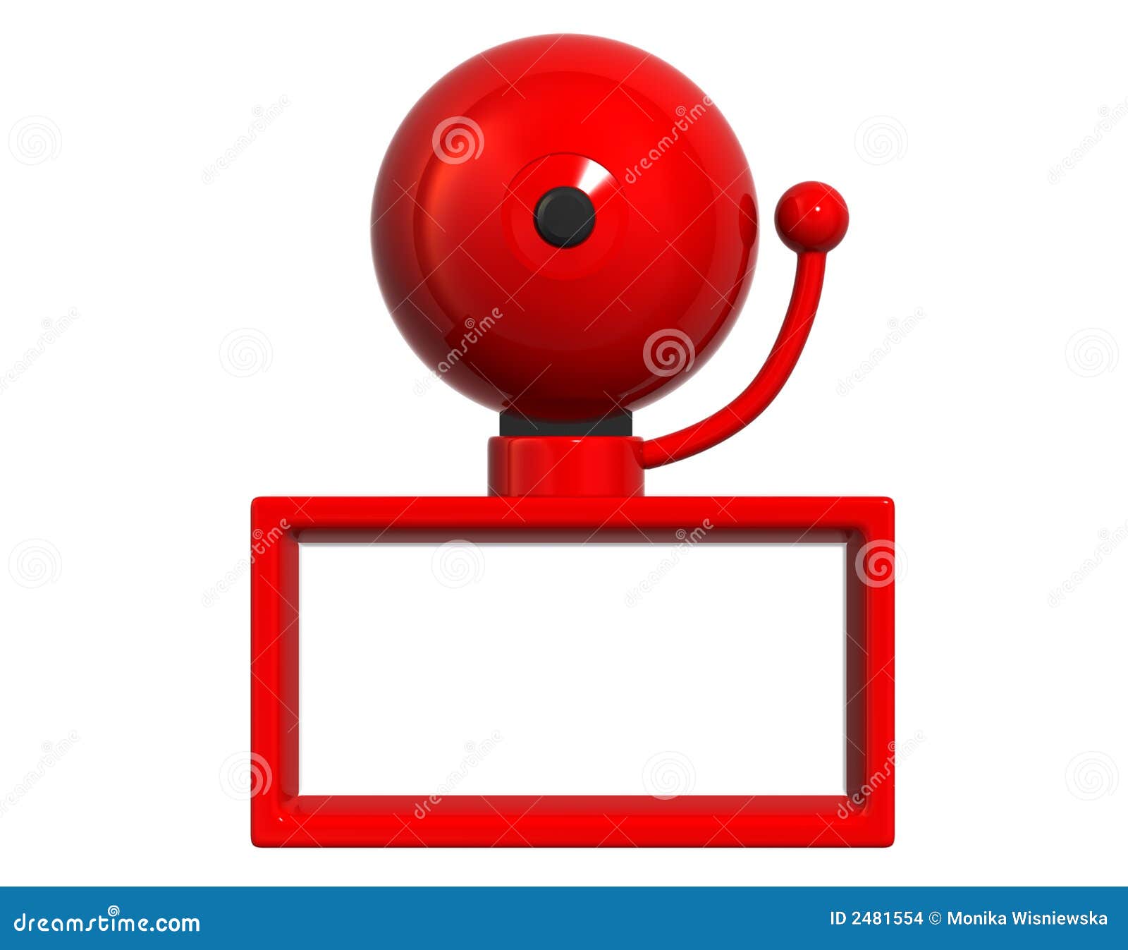 Big Red Bell stock illustration. Illustration of idea - 2481554