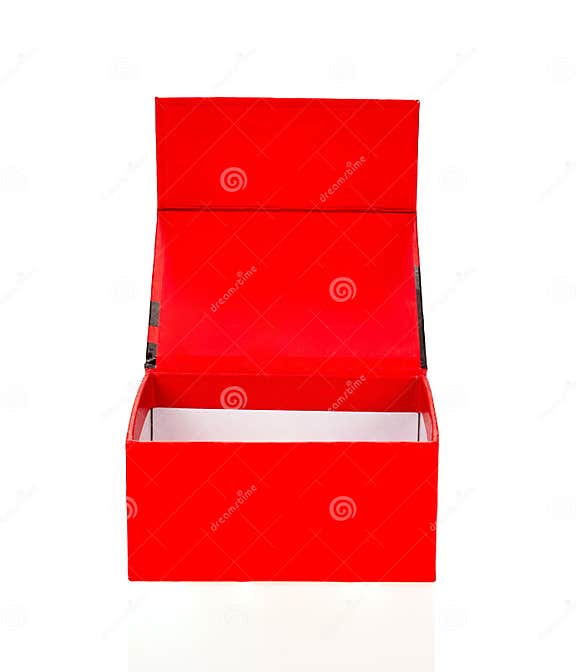 Big Red Box stock image. Image of decoration, color, crate - 70459751