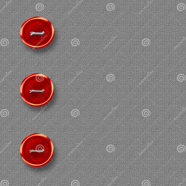 Big red buttons stock illustration. Illustration of gray - 3115641
