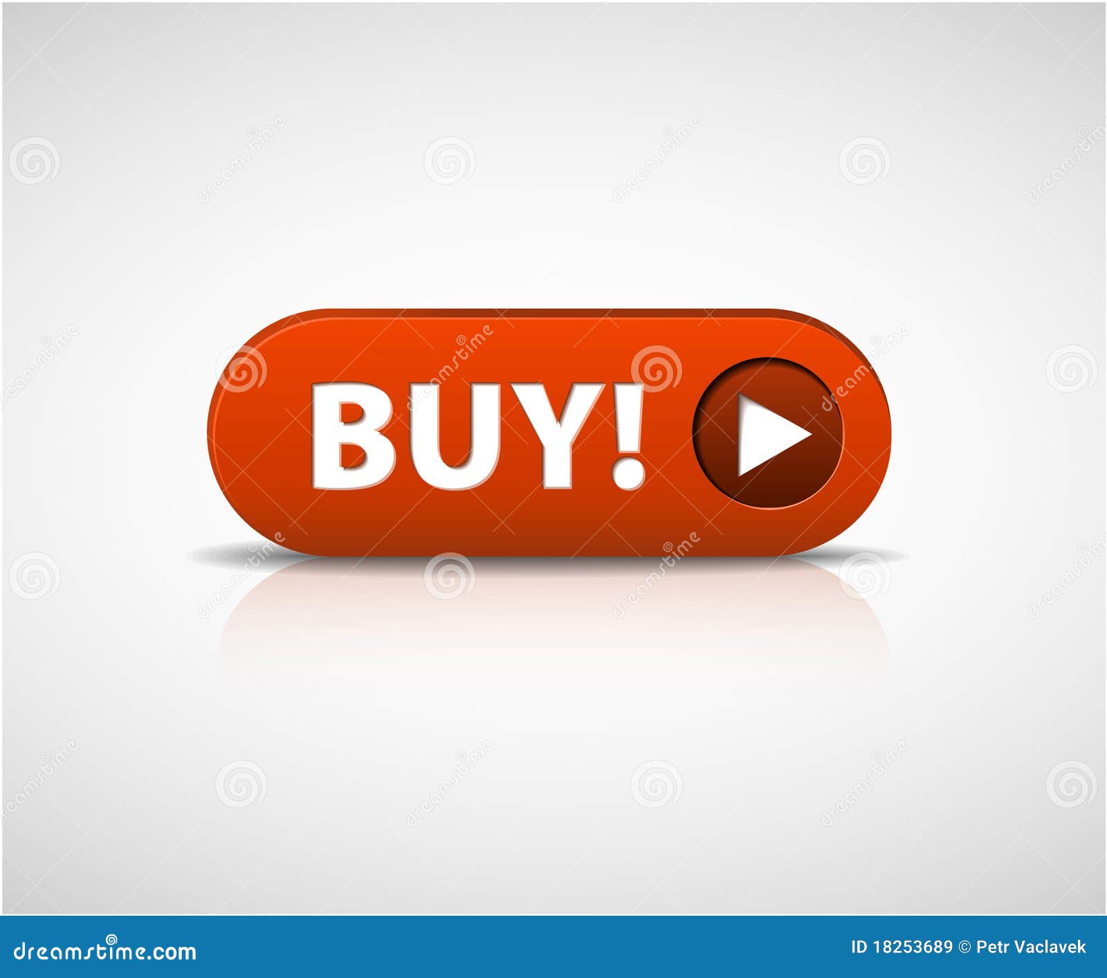 Big red buy now button stock illustration. Illustration of push - 18253689