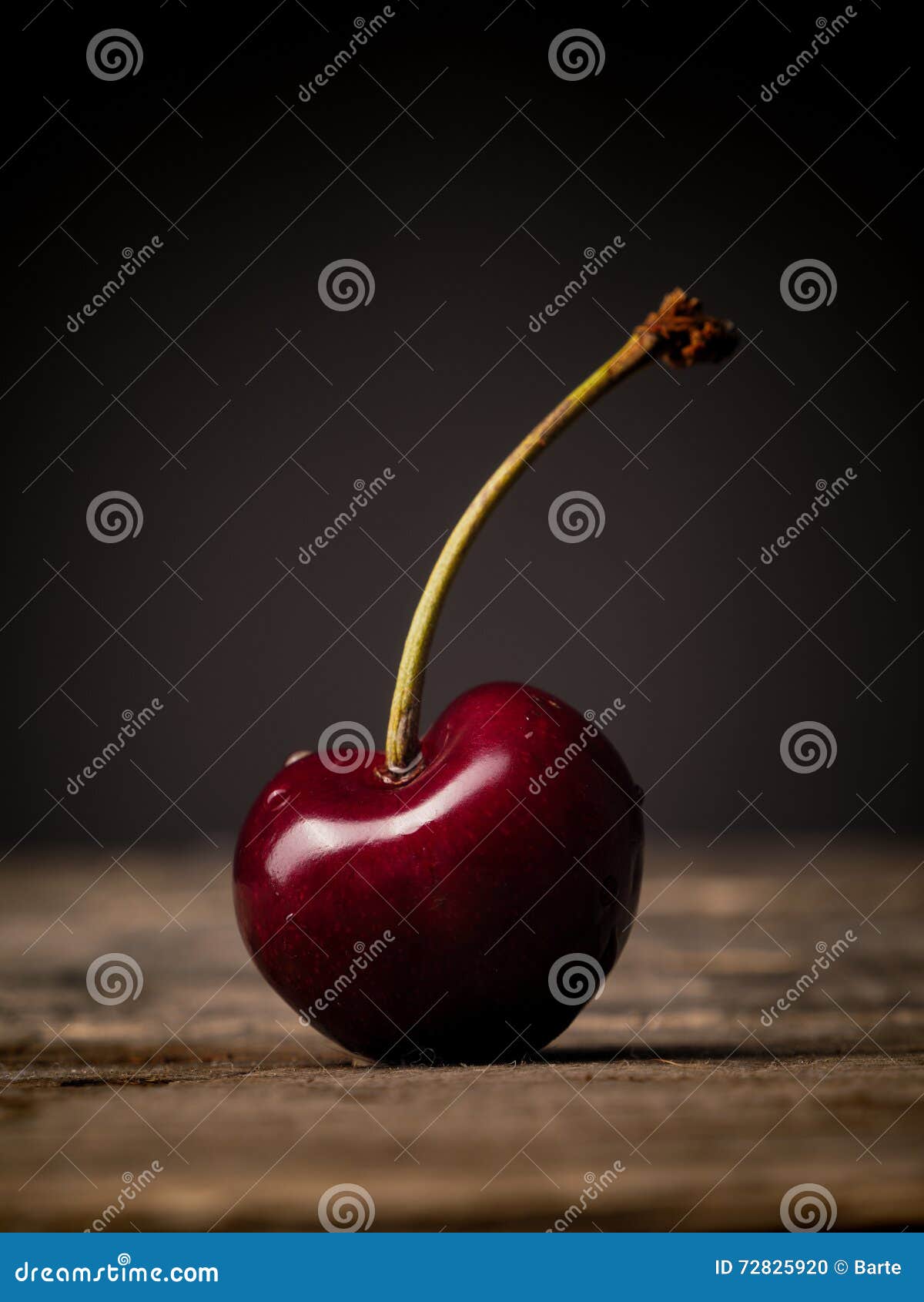 Big red cherry stock photo. Image of isolated, white - 72825920