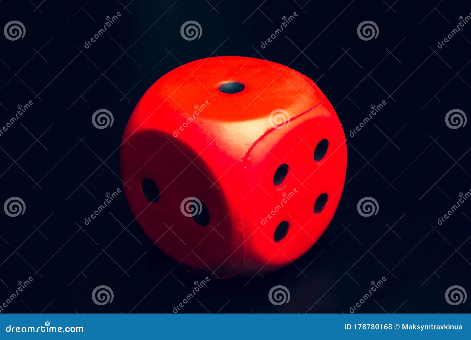 Big red dice stock photo. Image of gambling, opportunity - 178780168