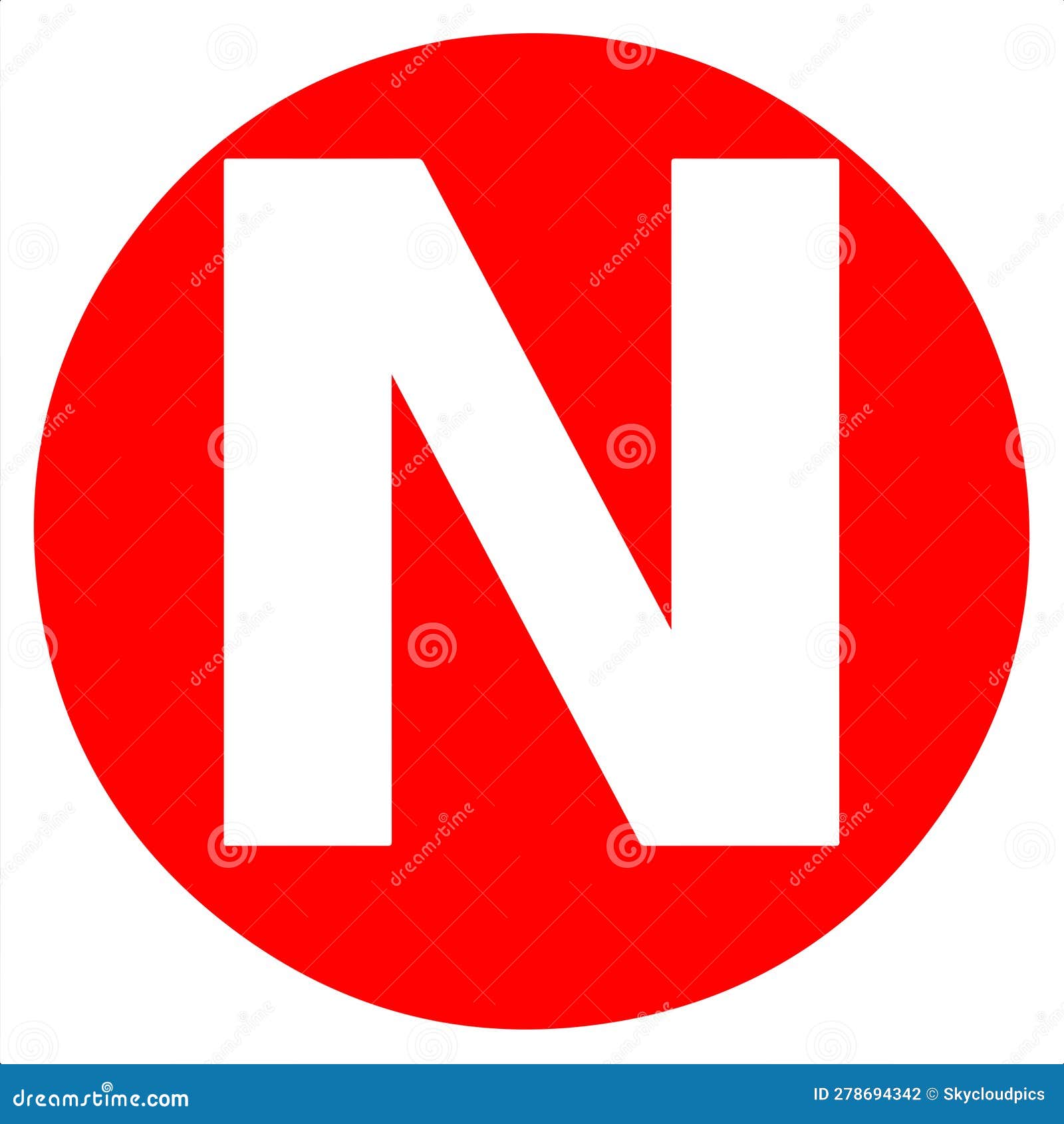 Big Red Dot Letters and Numbers Stock Illustration - Illustration of ...