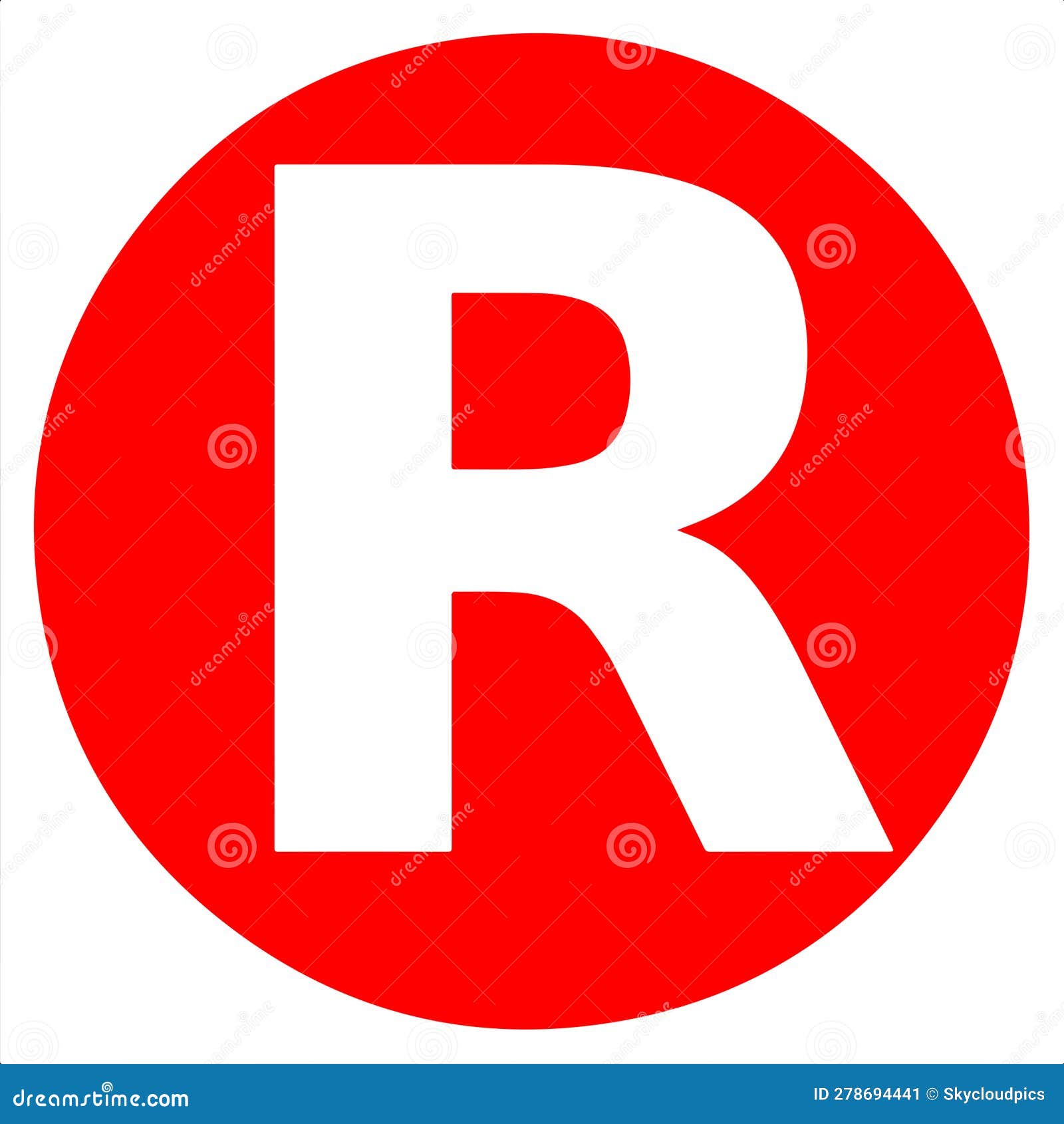 Big Red Dot Letters and Numbers Stock Illustration - Illustration of ...