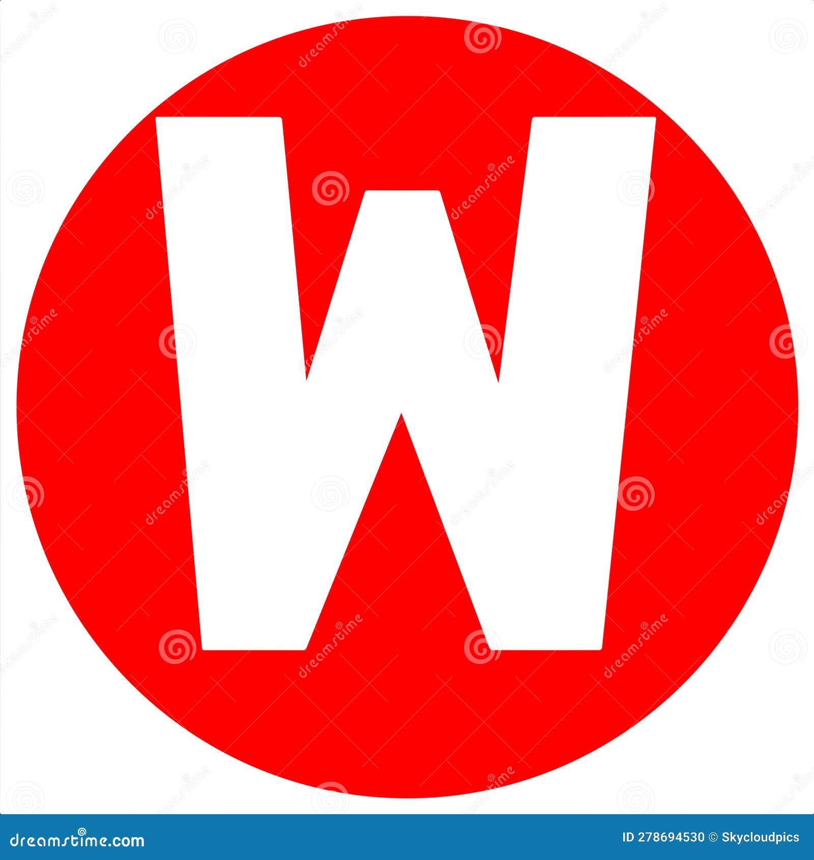 Big Red Dot Letters and Numbers Stock Illustration - Illustration of ...