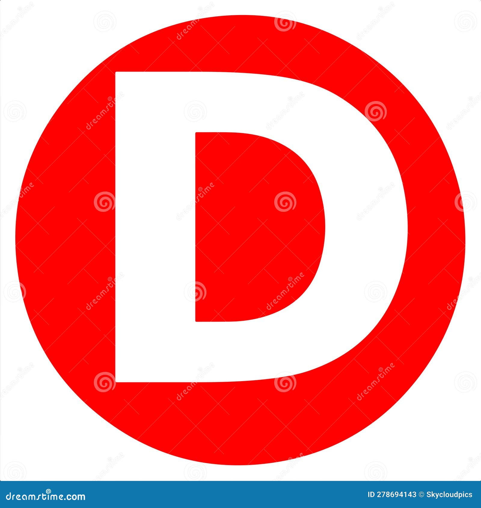 Big Red Dot Letters and Numbers Stock Illustration - Illustration of ...