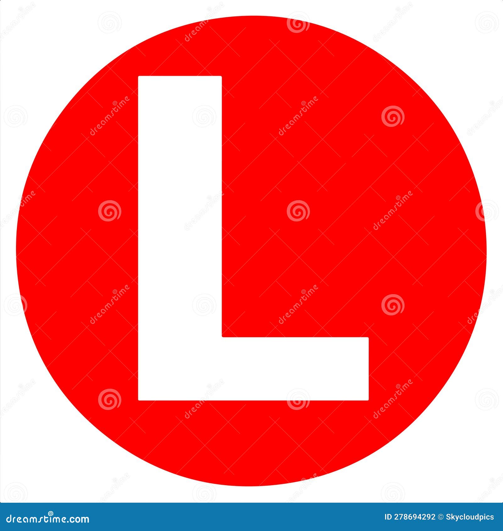 Big Red Dot Letters and Numbers Stock Illustration - Illustration of ...