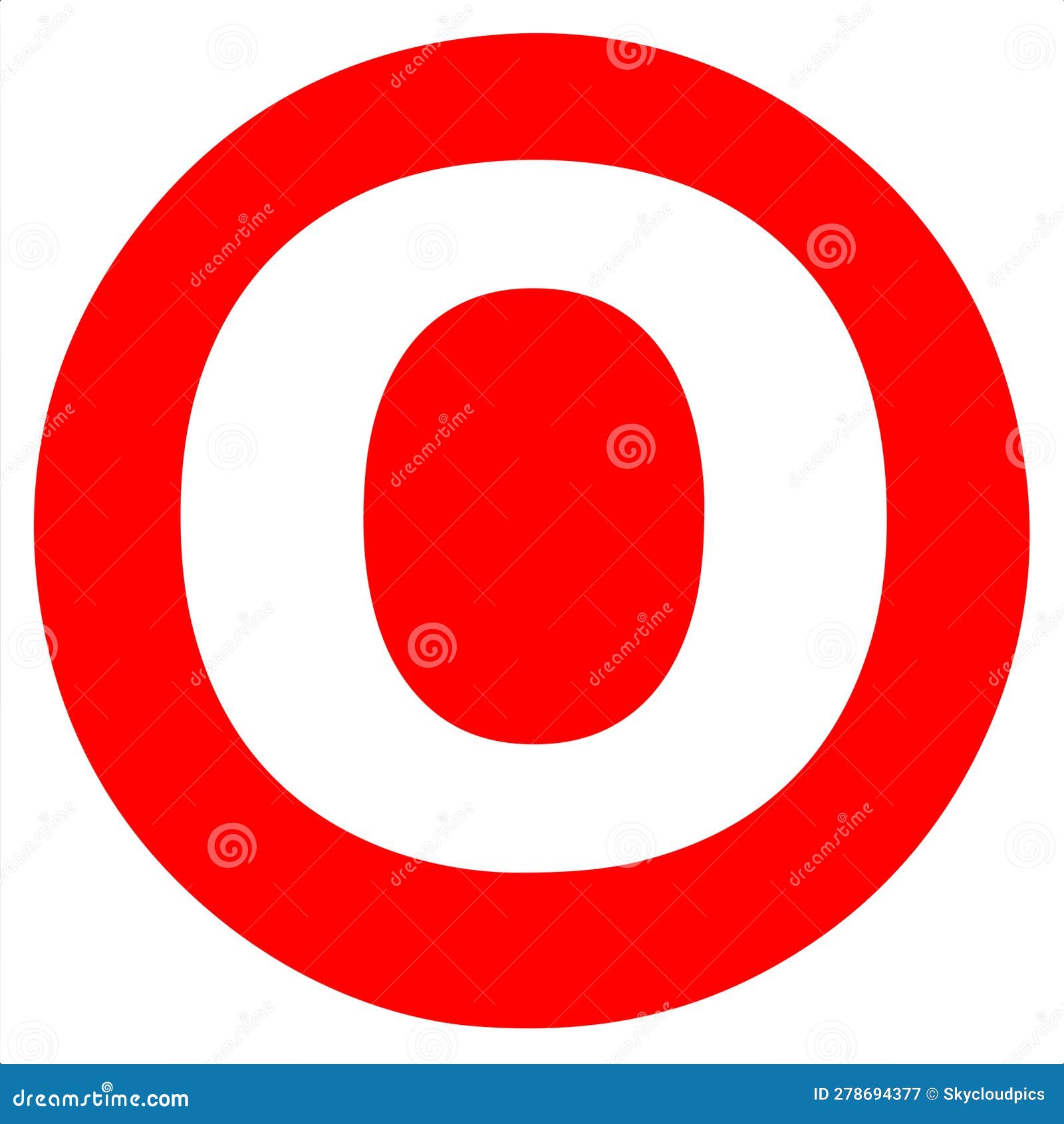 Big Red Dot Letters and Numbers Stock Illustration - Illustration of ...