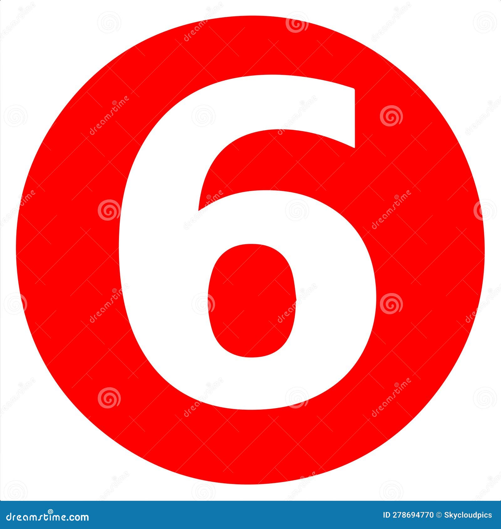 Big Red Dot Letters and Numbers Stock Illustration - Illustration of ...