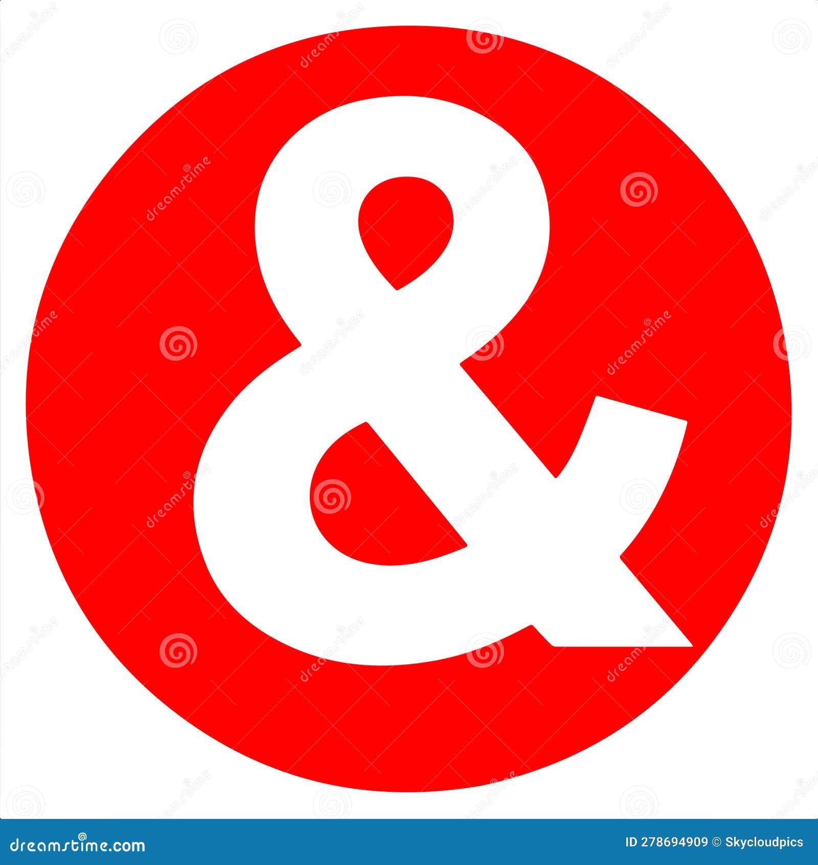 Big Red Dot Letters and Numbers Stock Illustration - Illustration of ...