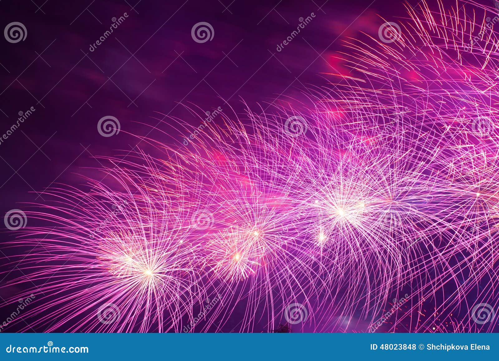 Big red fireworks stock photo. Image of holiday, celebrate - 48023848