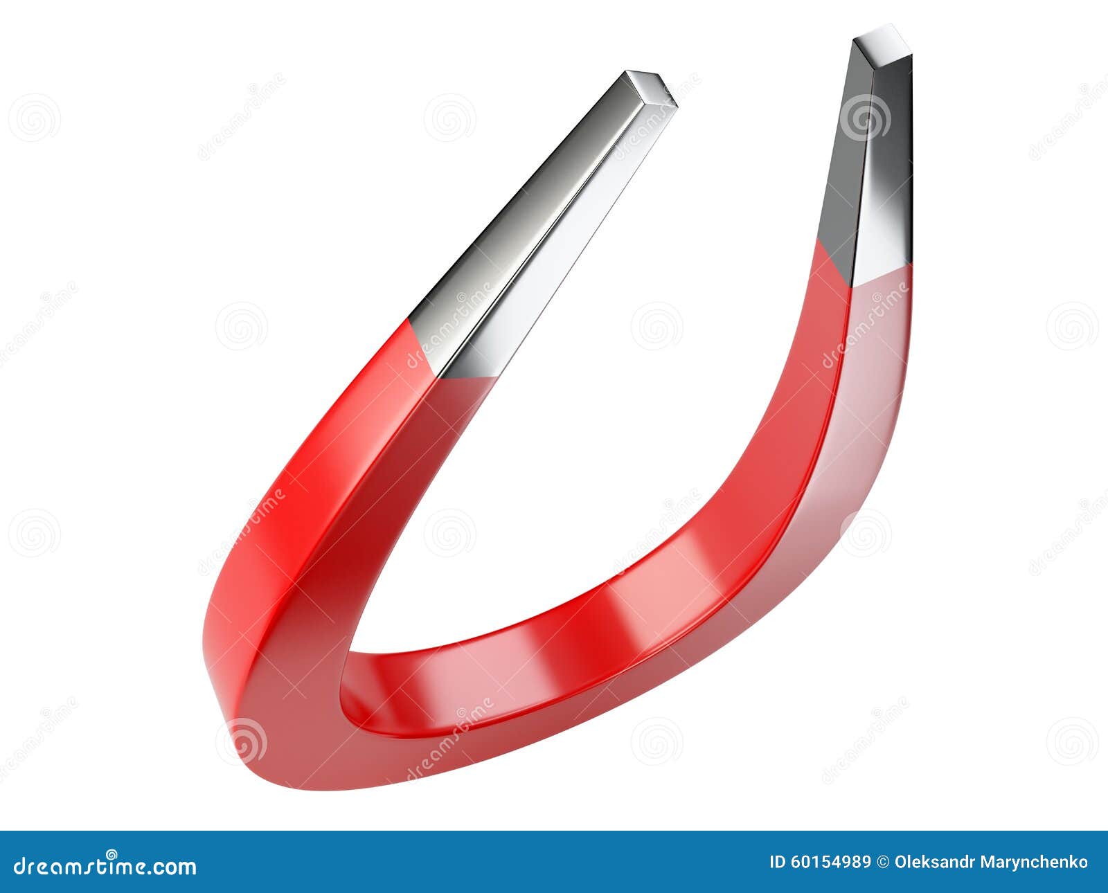 Big red magnet stock illustration. Illustration of magnetic - 60154989