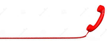 Big red Phone stock illustration. Illustration of service - 17803397