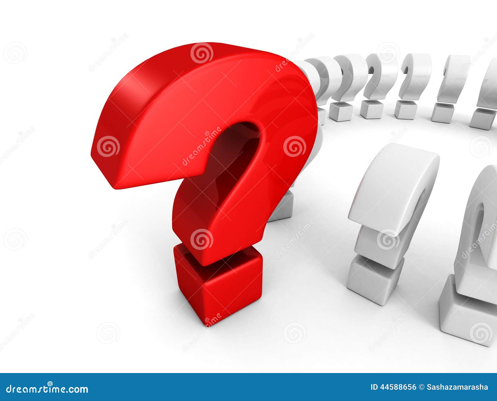 Big Red Question Mark on White Background Stock Photo - Image of ...
