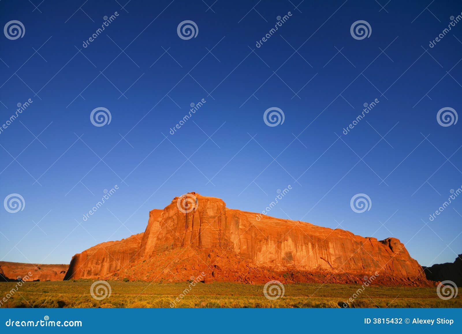 Big Red Rock stock photo. Image of blue, nature, mountain - 3815432