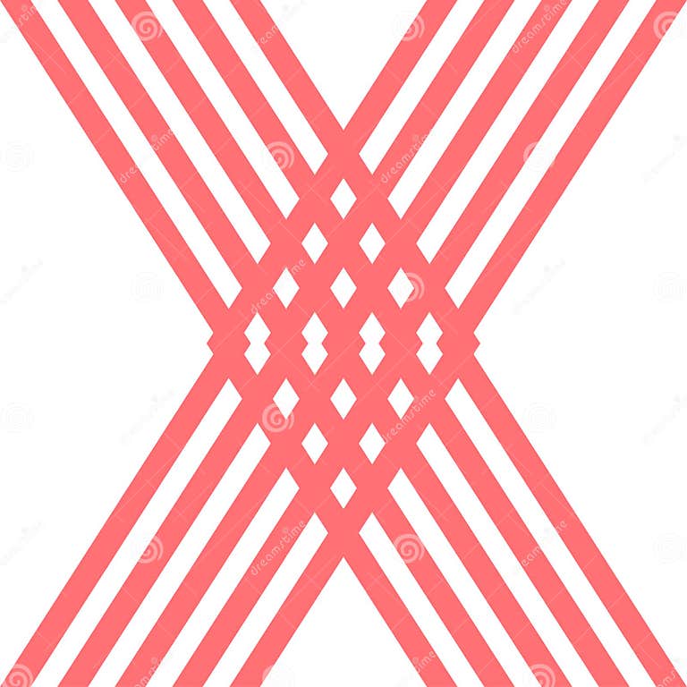 Big Red X Shape Logo Design Background Stock Vector - Illustration of ...