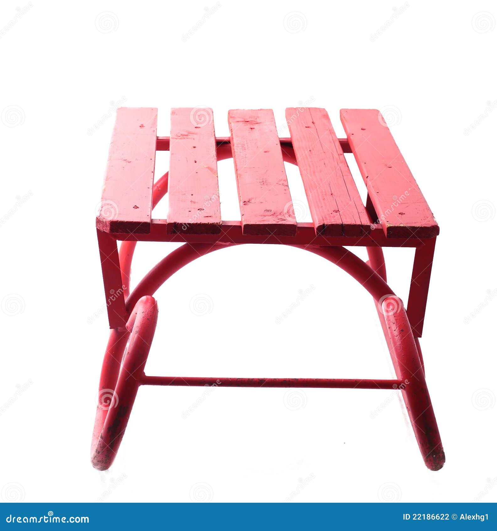 Big red sledge stock photo. Image of year, sled, sleigh - 22186622