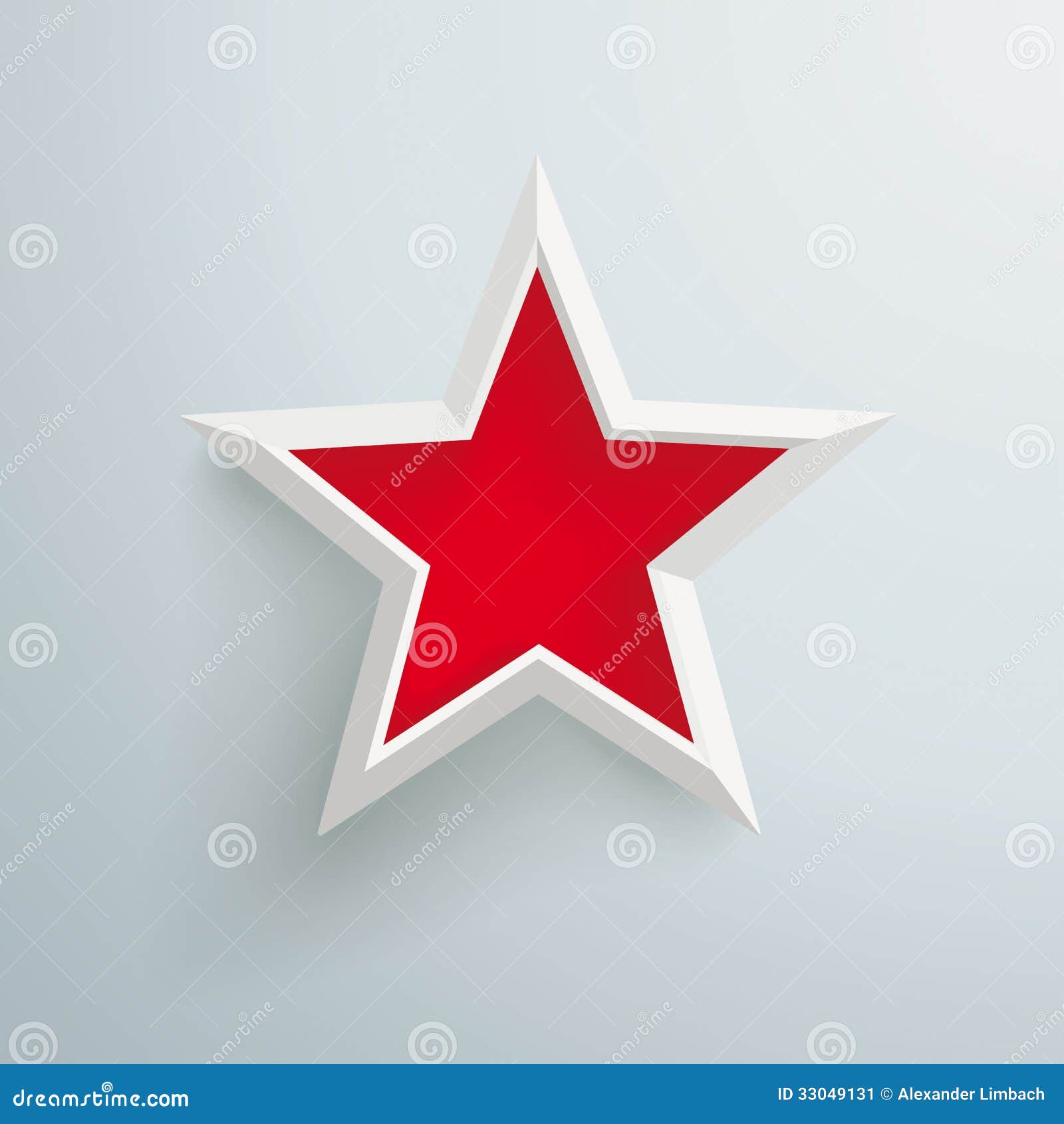 Big Red Star Infographic stock vector. Illustration of card - 33049131