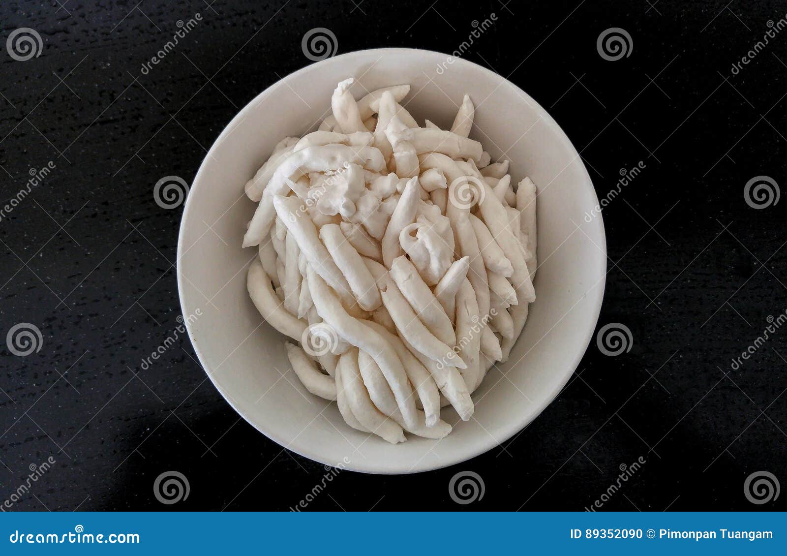 Big Rice Noodle from Freeze Table. Stock Photo - Image of meal, closeup ...