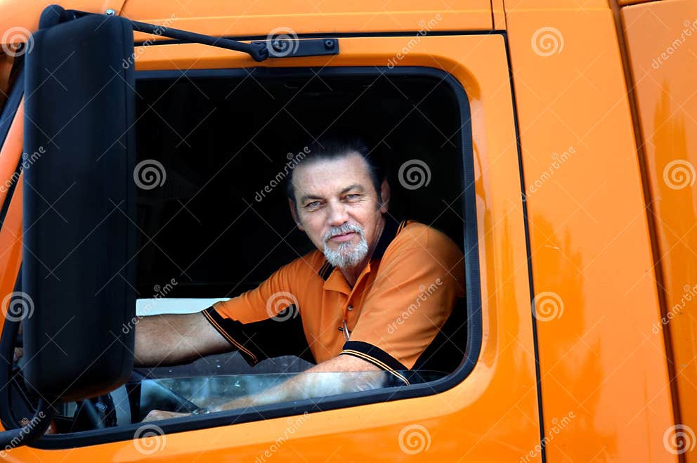 Big Rig Driver stock photo. Image of transportation, shiny - 6481694