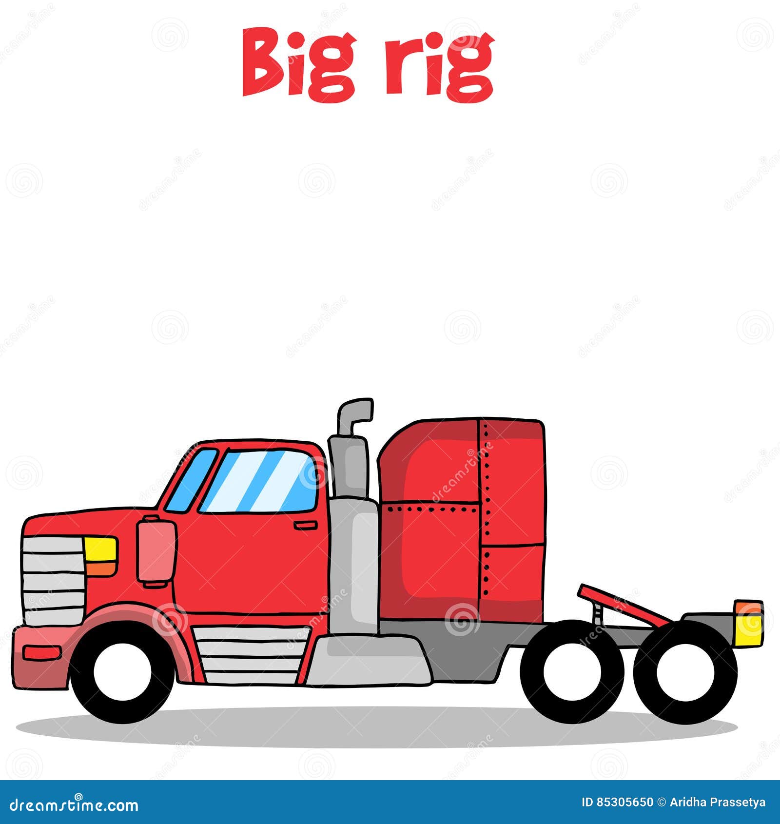 Big Rig Truck Stock Illustrations – 895 Big Rig Truck Stock ...
