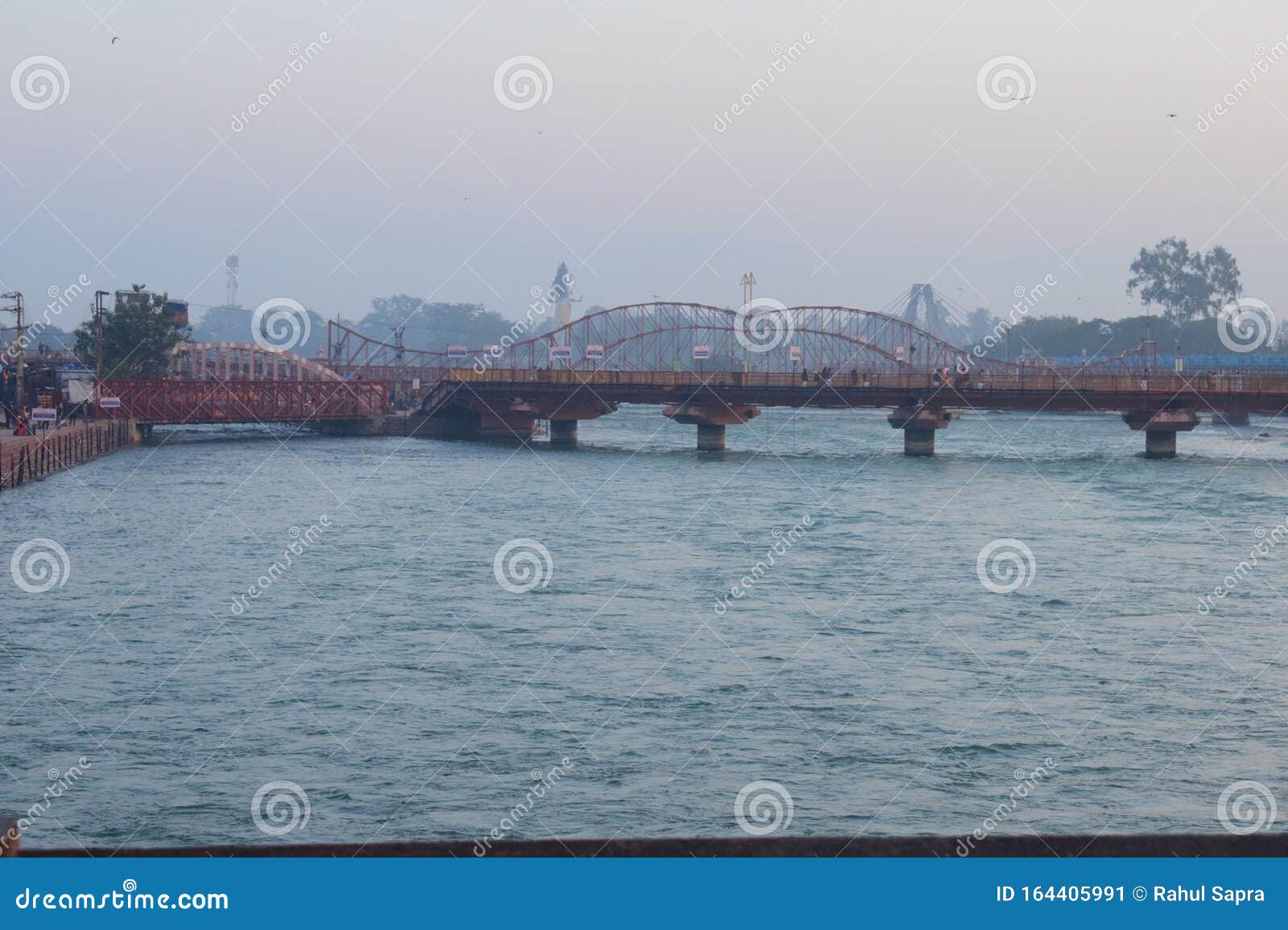 Big River View, Ganga River View, Big Bridge on Ganga River, Ganga ...