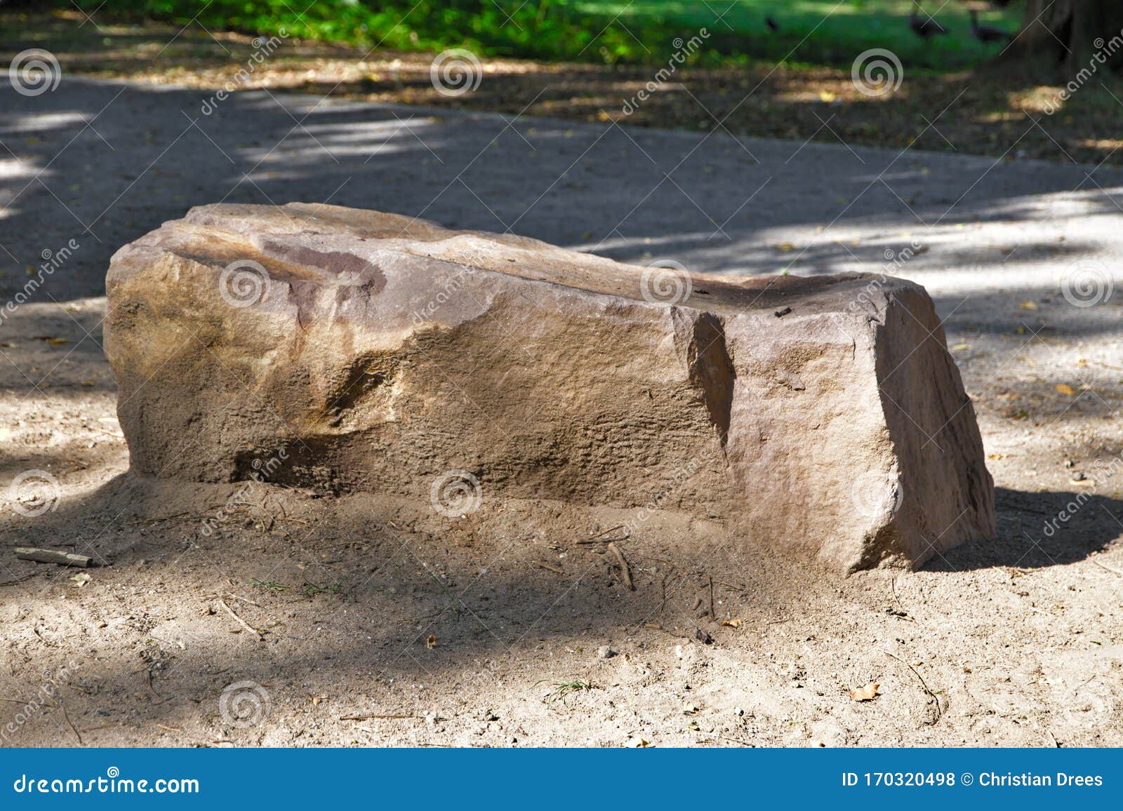 Big rock on the ground stock photo. Image of earth, stone - 170320498