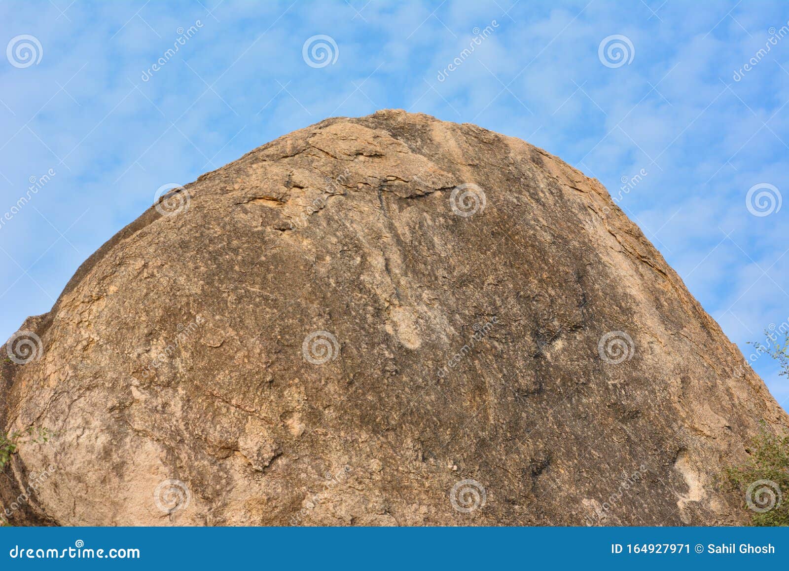 The Big Rock on the Mountain. Stock Image - Image of outdoor, round ...