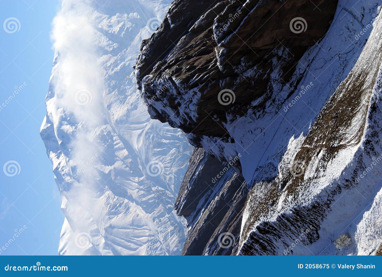Big rock in mountain stock image. Image of altitude, rocky - 2058675