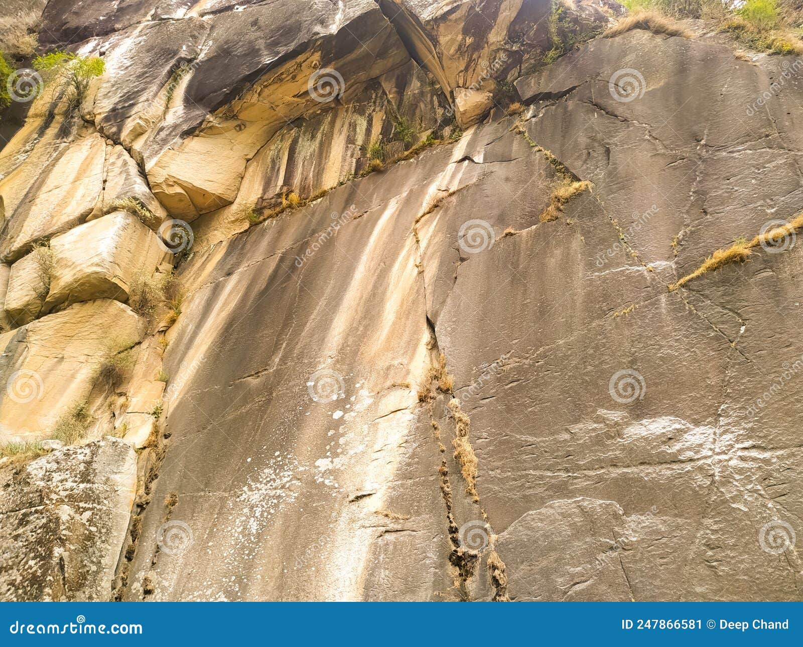 Big rock in the mountains stock image. Image of preikestolen - 247866581