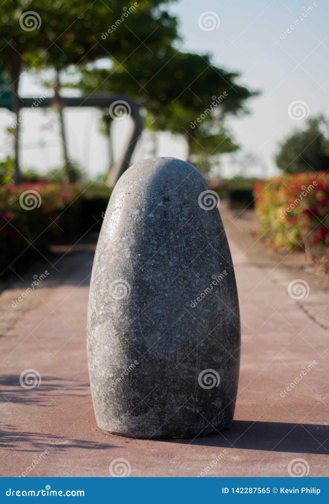 Big Rock on the Pathway stock image. Image of pathway - 142287565