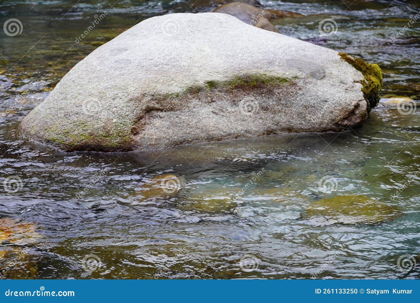 Big Rock in river image HD stock photo. Image of water - 261133250