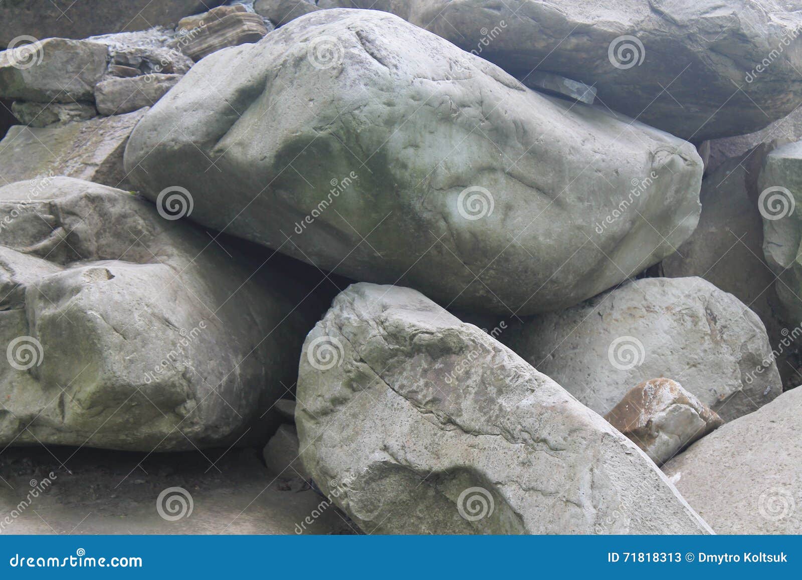 Big Rock Several Cubes. Build a Wall. Stock Image - Image of grunge ...